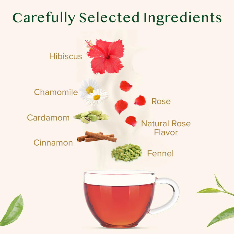 Buy Hibiscus Rose Tea Bags Online (100 Count)