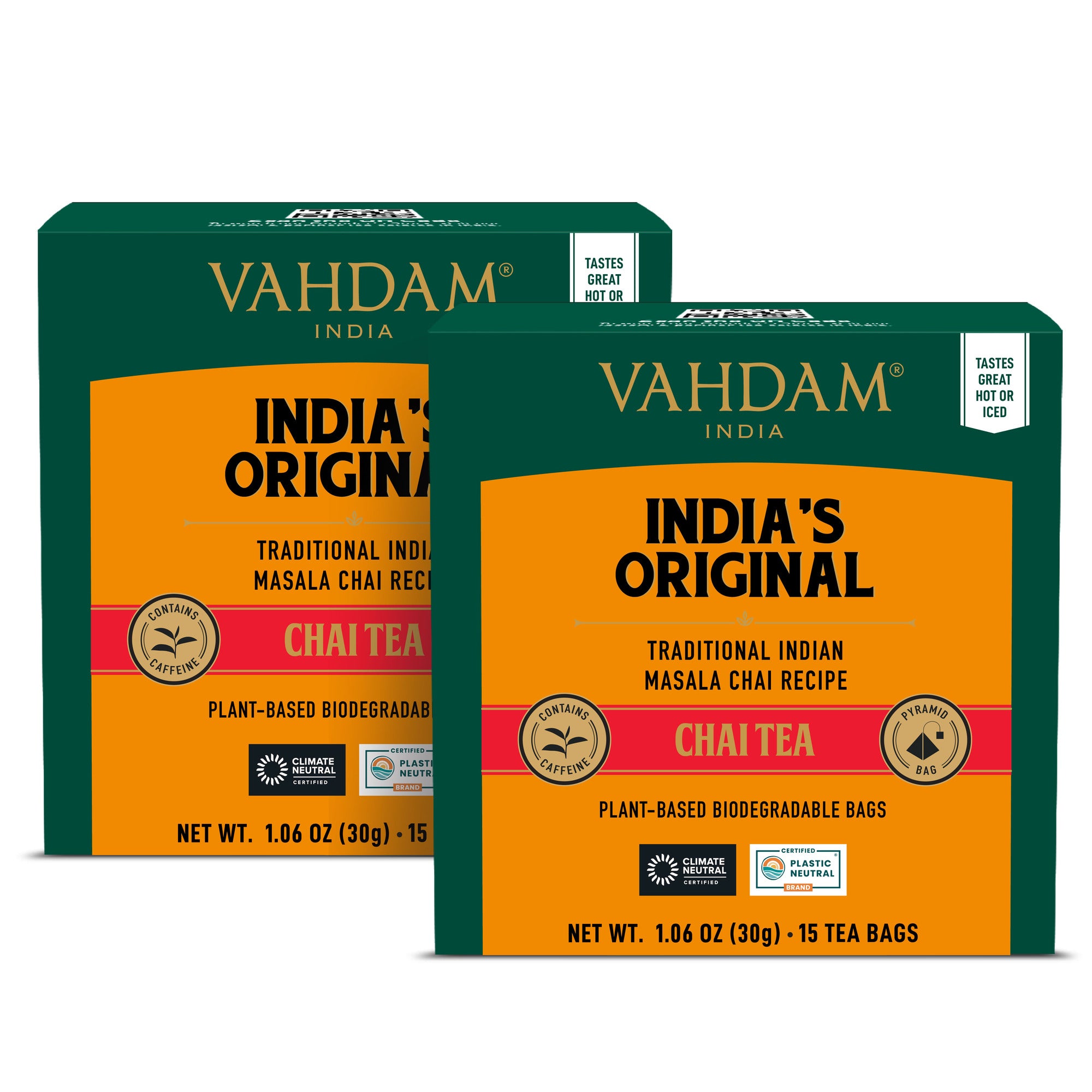 India's Original Masala Chai Tea Bags (30 Count)