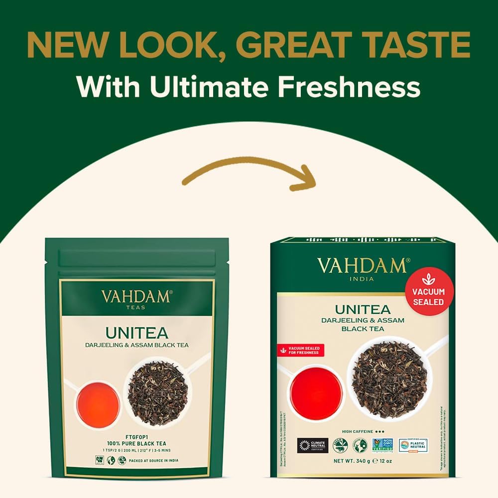 UNITEA Black Tea | 12 Oz | Loose Leaf Tea - VAHDAM® USA