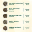 Assorted White Teas Sampler, 5 Teas