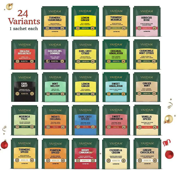 Classic Christmas Special Advent Tea Gift Set 2023 (24 Variants, 120 ...