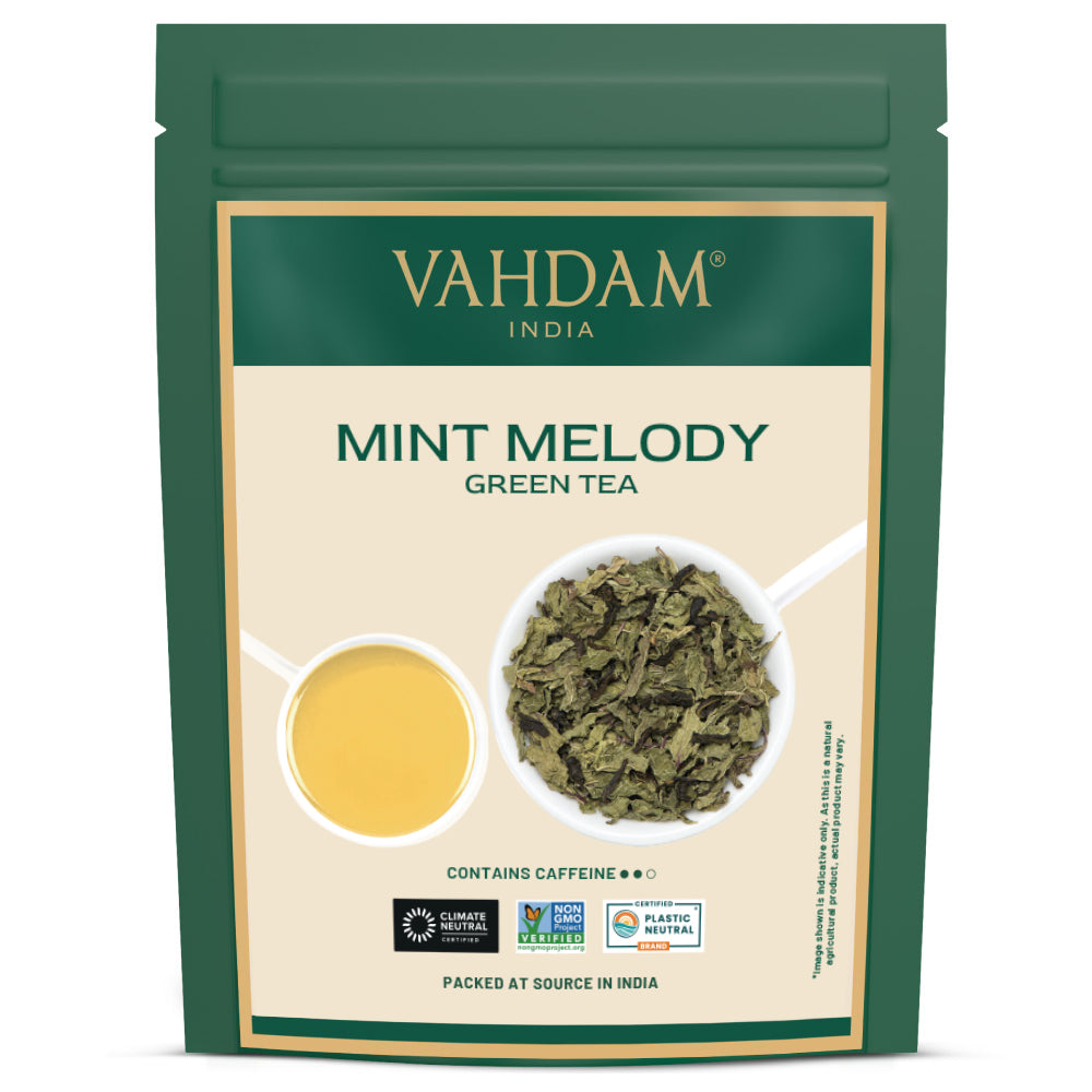 Mint Melody Green Tea | Loose Leaf Green Tea - 7 Oz
