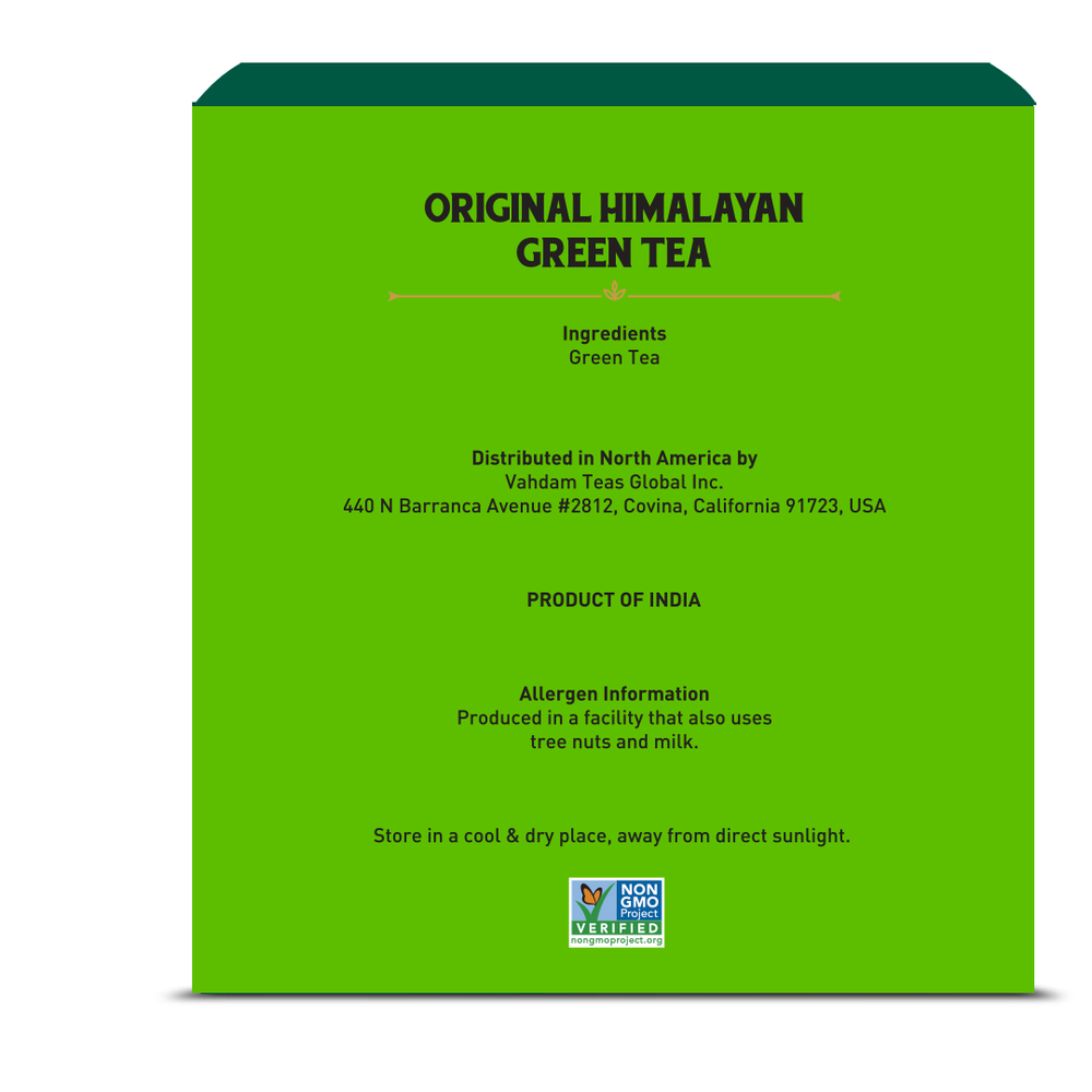 Himalayan Green Tea | 30 Long Leaf Pyramid Tea Bags