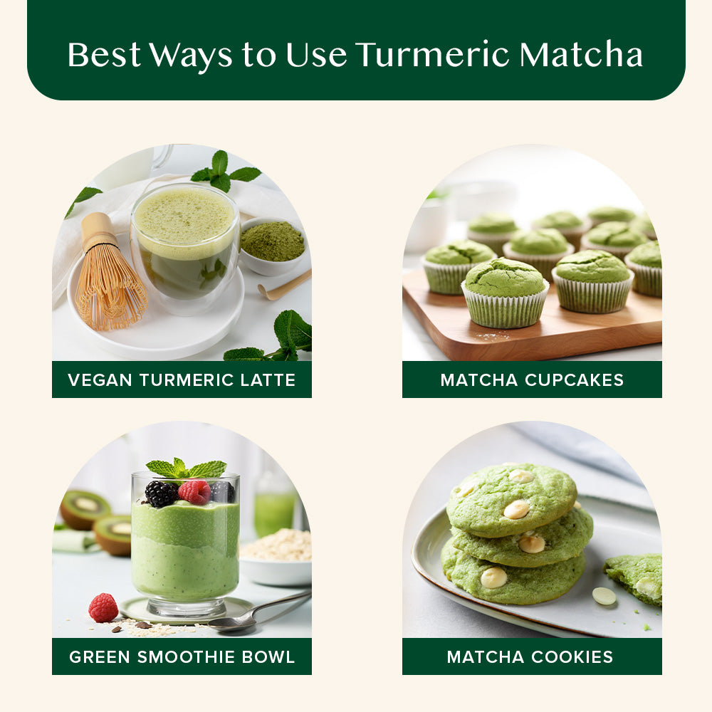 Turmeric Matcha Green Tea | Japanese Green Tea Powder | 1.76 Oz ...
