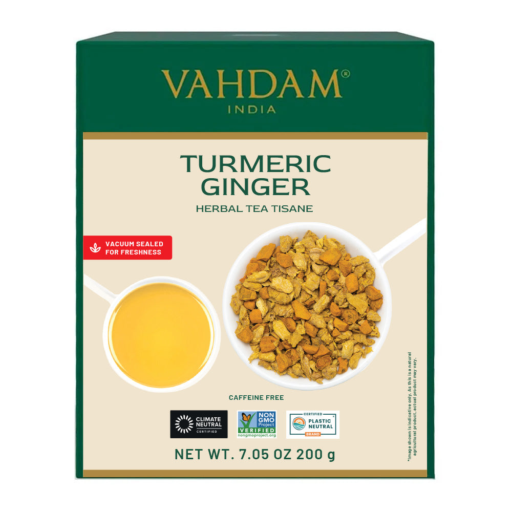 Buy Organic Turmeric Ginger Tea Online (7.06 Oz)