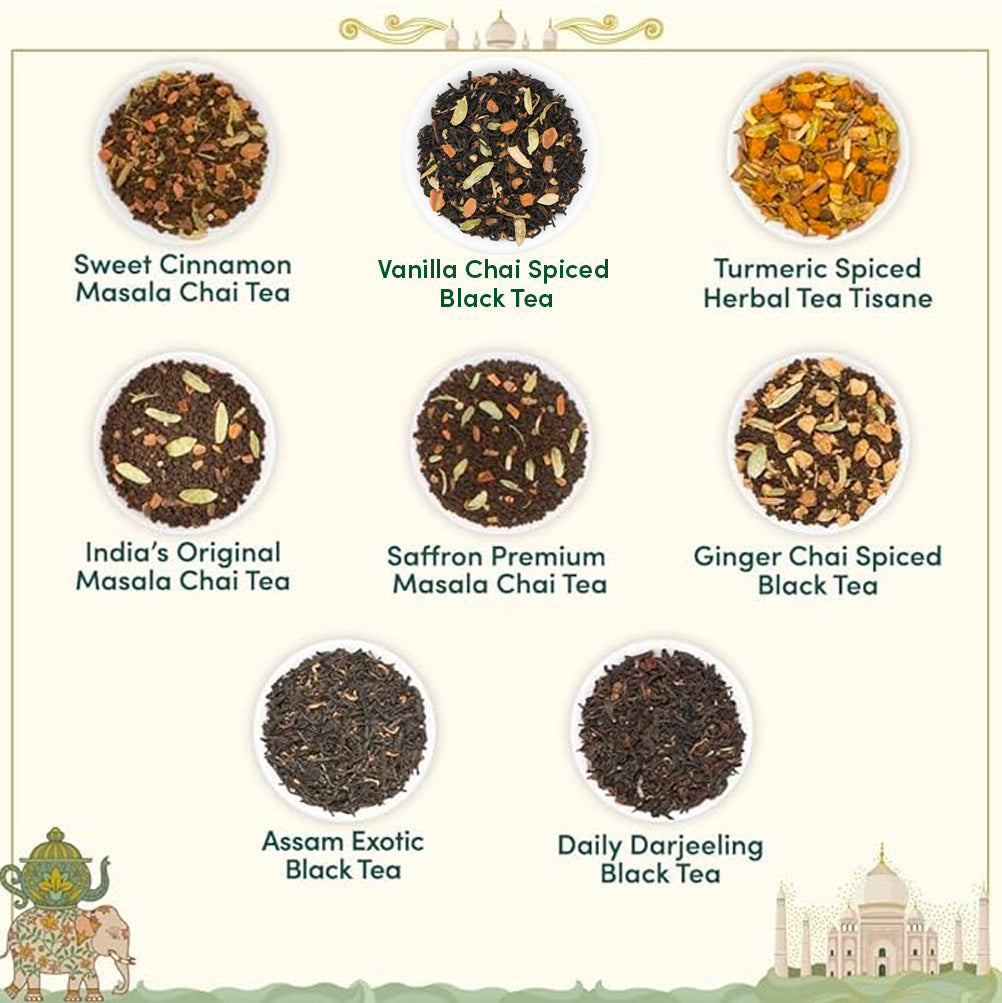 Weekend in Taj Mahal Tea Set of 8 - VAHDAM® USA